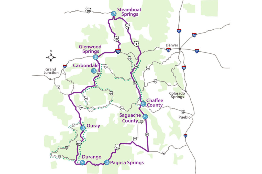 Colorado Historic Hot Springs Loop